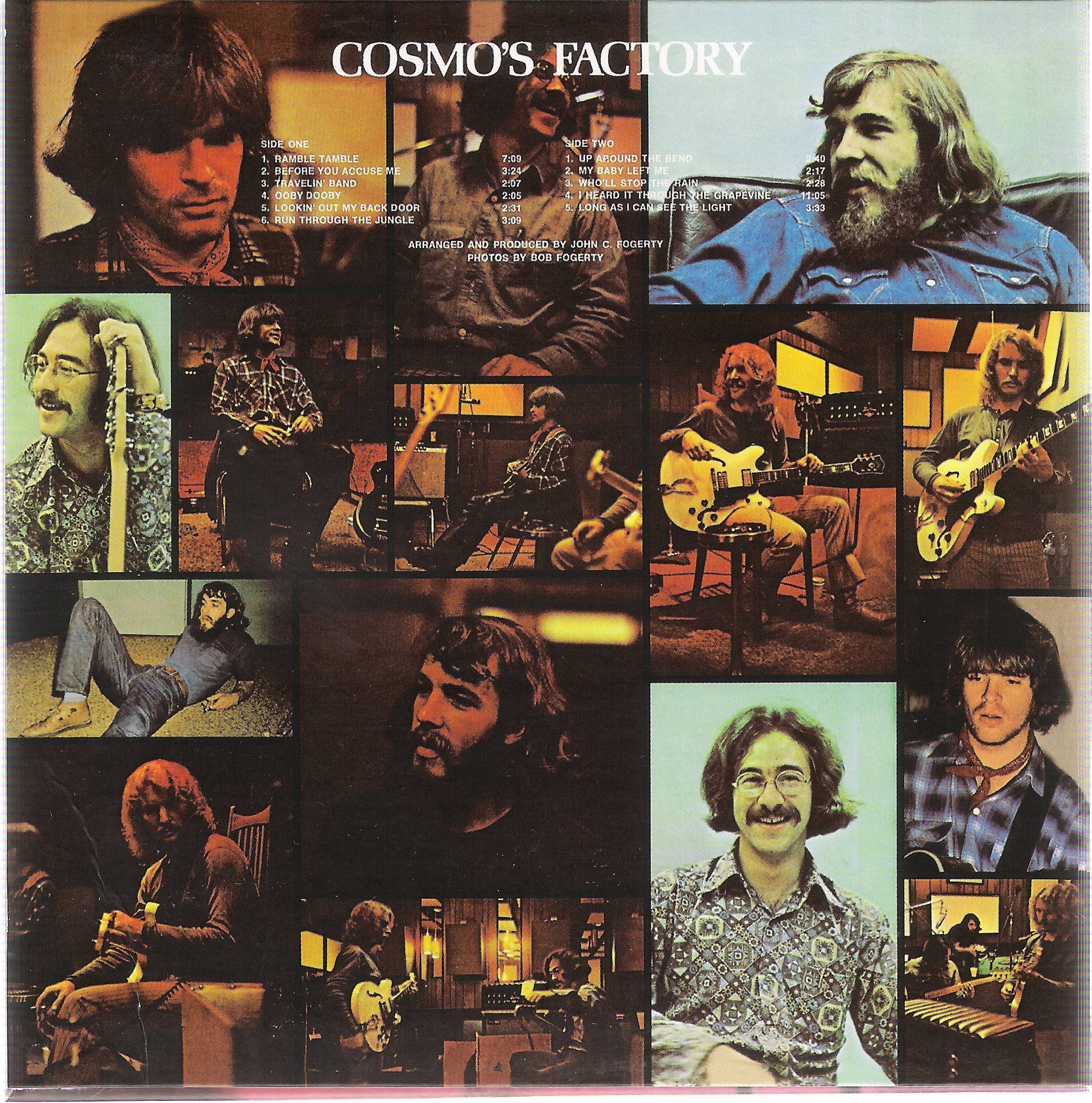 Creedence Clearwater Revival 40th Anniversary Box Cosmos Factory : Back ...